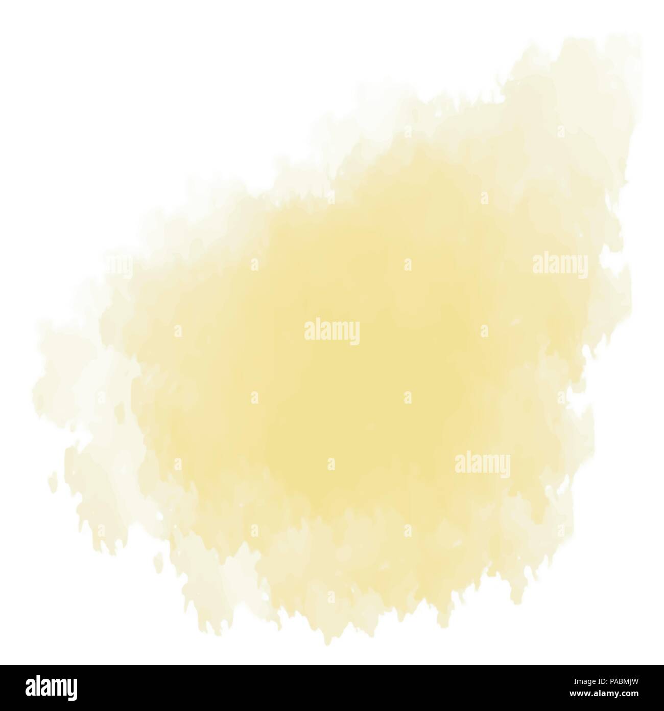 yellow watercolor stain background pattern, vector illustration Stock ...
