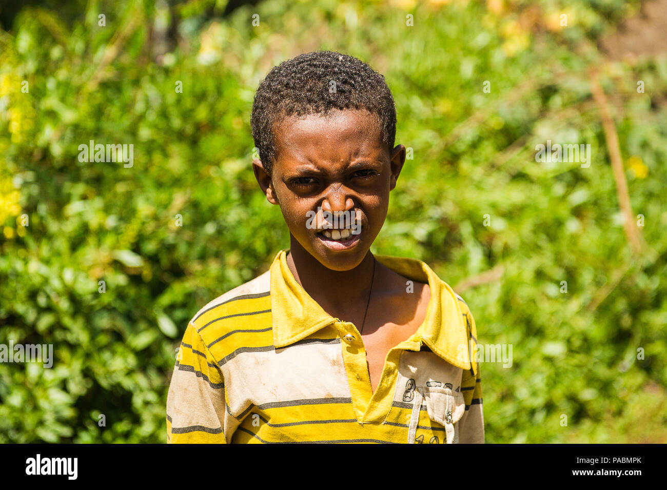 Ethiopia boy smiling camera hi-res stock photography and images - Alamy