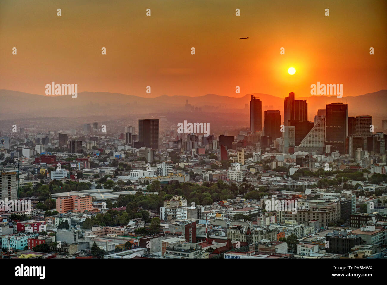 Aerial view above zocalo mexico hi-res stock photography and images - Alamy