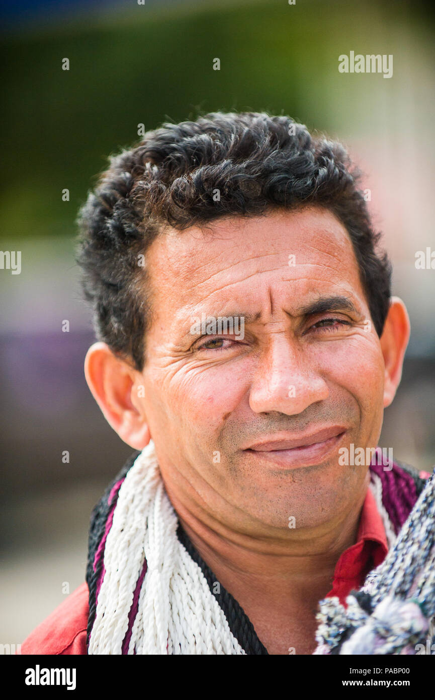 SAN JOSE, COSTA RICA - JAN 6, 2012: Unidentified Costa Rican man ...