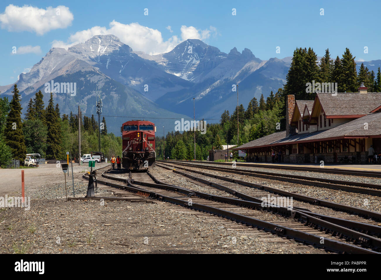 Banff train station hi-res stock photography and images - Alamy