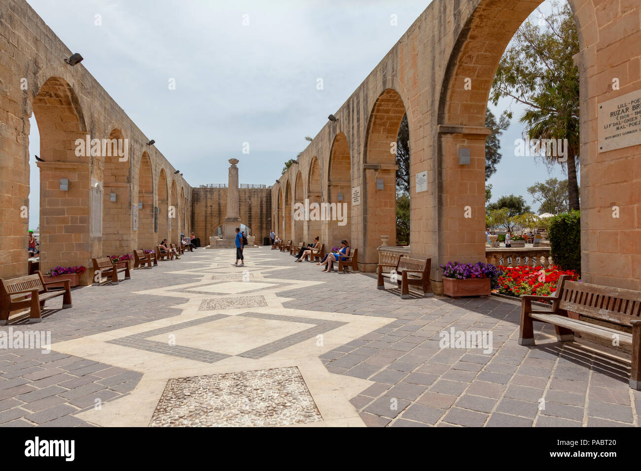 Valletta gardens hi-res stock photography and images - Alamy