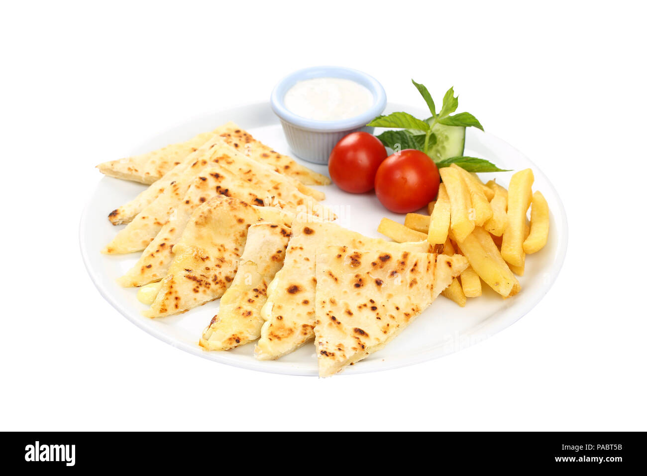 Turkish Traditional Slices of Gozleme / Pancake Stock Photo - Alamy