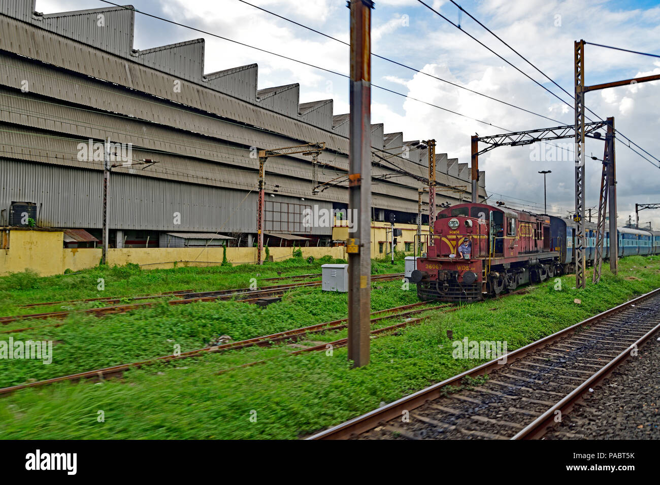 Indian railway engine hi-res stock photography and images - Alamy