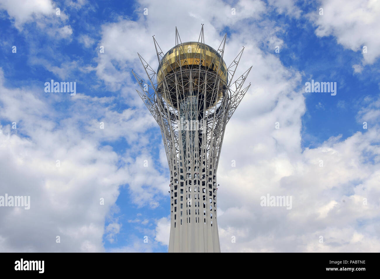 Baiterek monument and observation tower, Astana city, Kazakhstan Stock ...