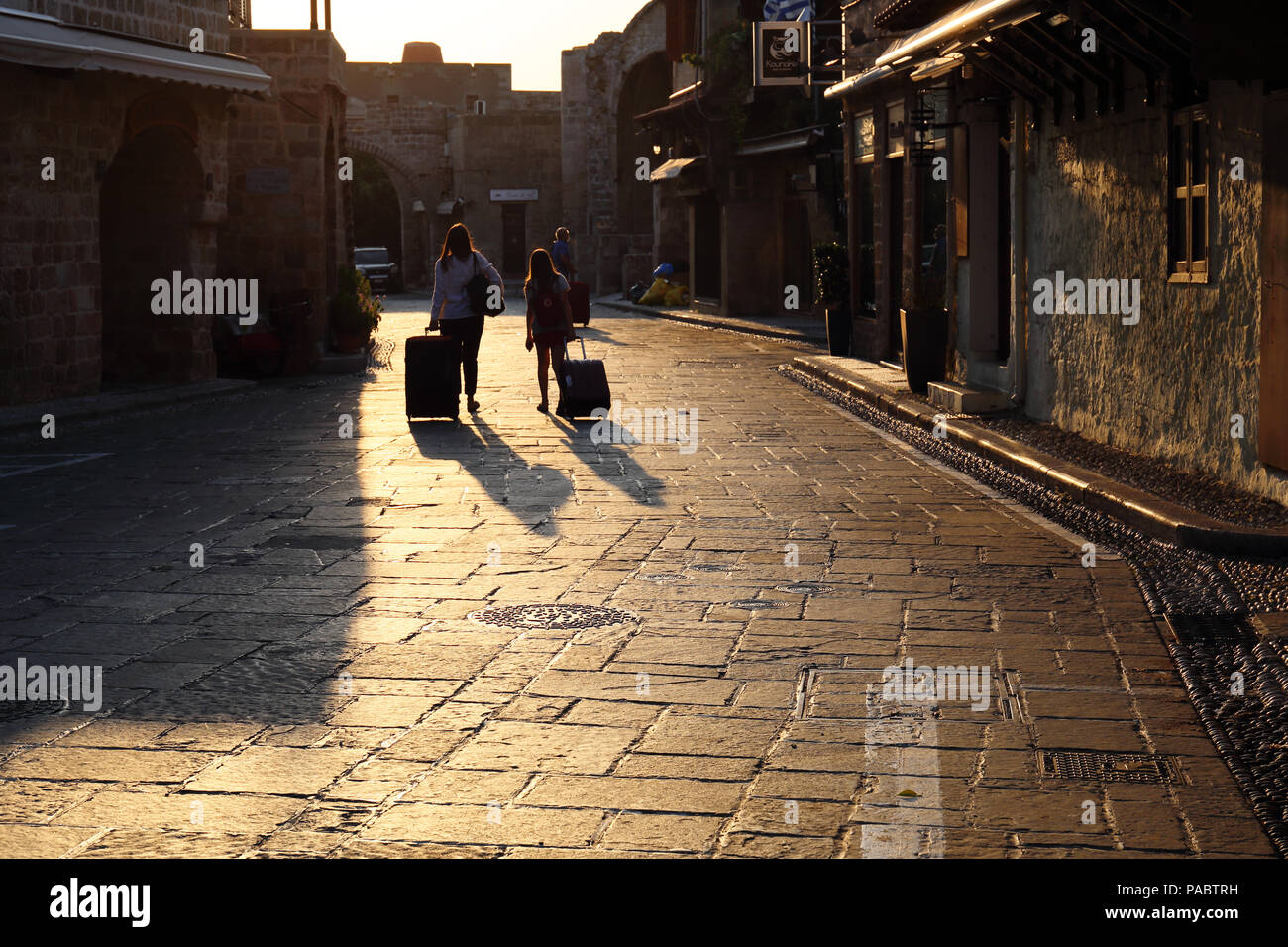 Tourists rhodes hi-res stock photography and images - Alamy