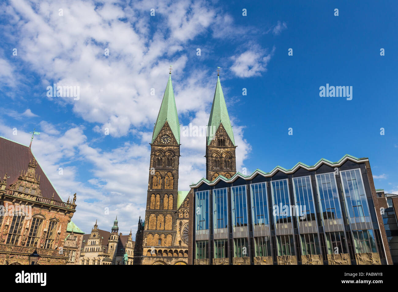 bremen historic city germany Stock Photo - Alamy