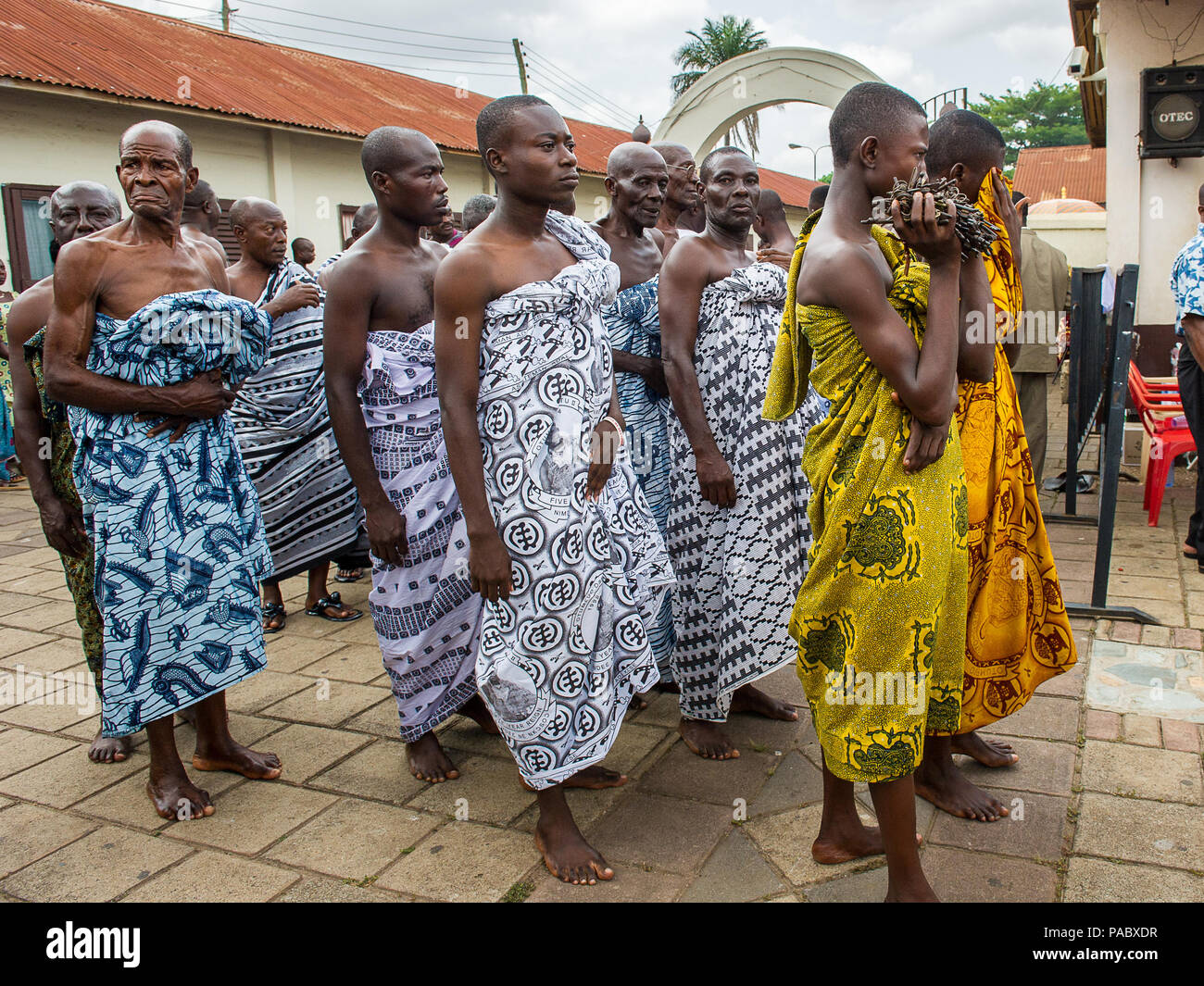 ACCRA, GHANA - MARCH 4, 2012: Unidentified Ghanaian people during the ...