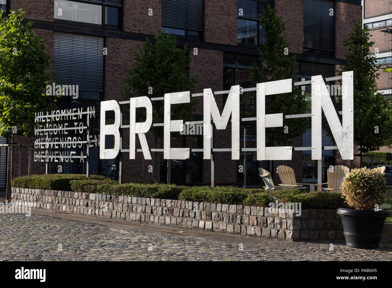 bremen germany city sign Stock Photo - Alamy