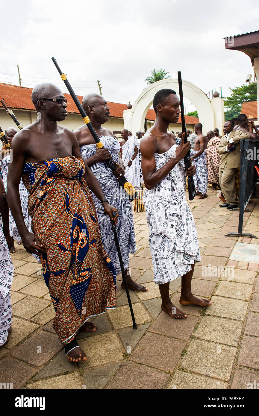 ACCRA, GHANA - MARCH 4, 2012: Unidentified Ghanaian people during the ...