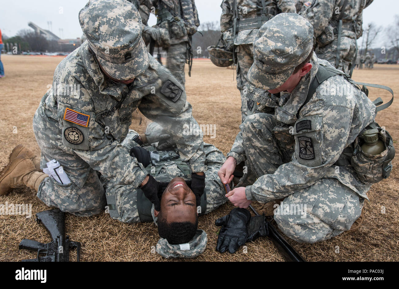 U.S. Army Reserve Officers’ Training Corps cadets from Clemson ...