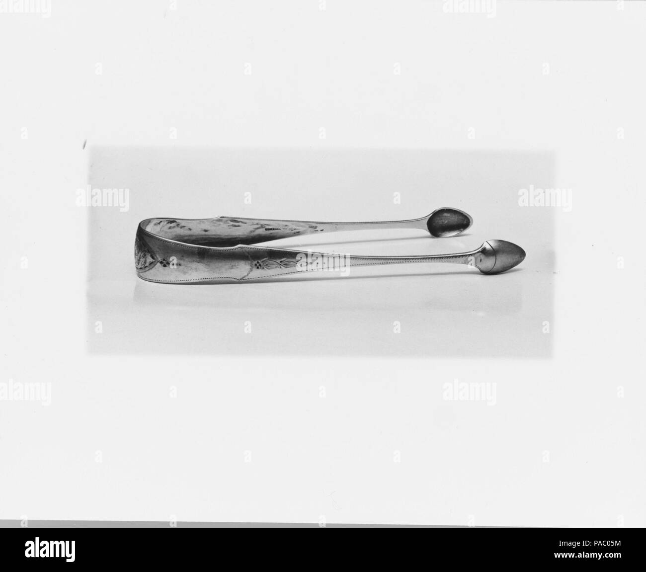 Tongs. Culture: American. Dimensions: L. 7 in. (17.8 cm). Maker: Isaac ...