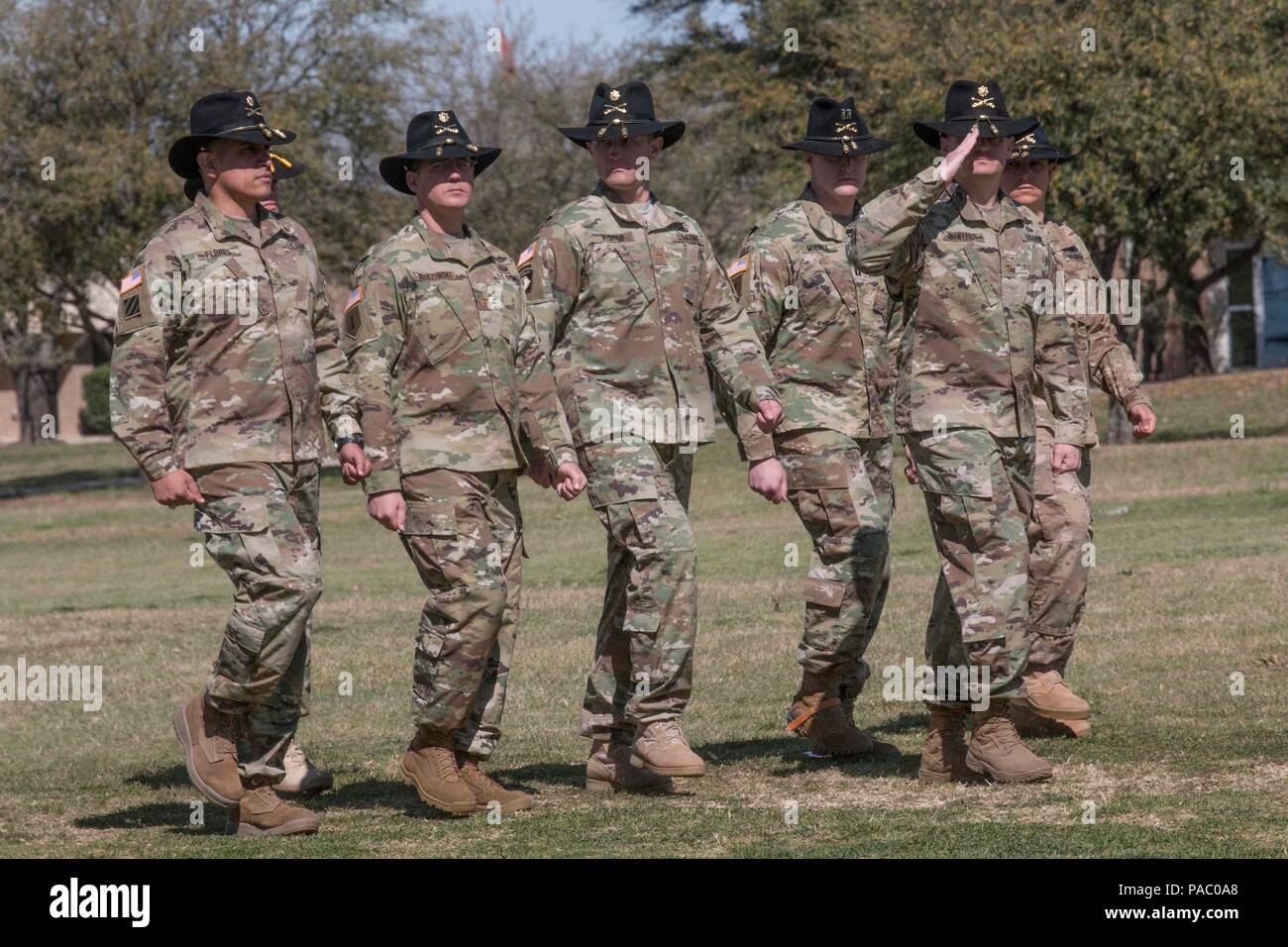The staff officers of the 3rd Armored Brigade Combat Team, 1st Cavalry ...