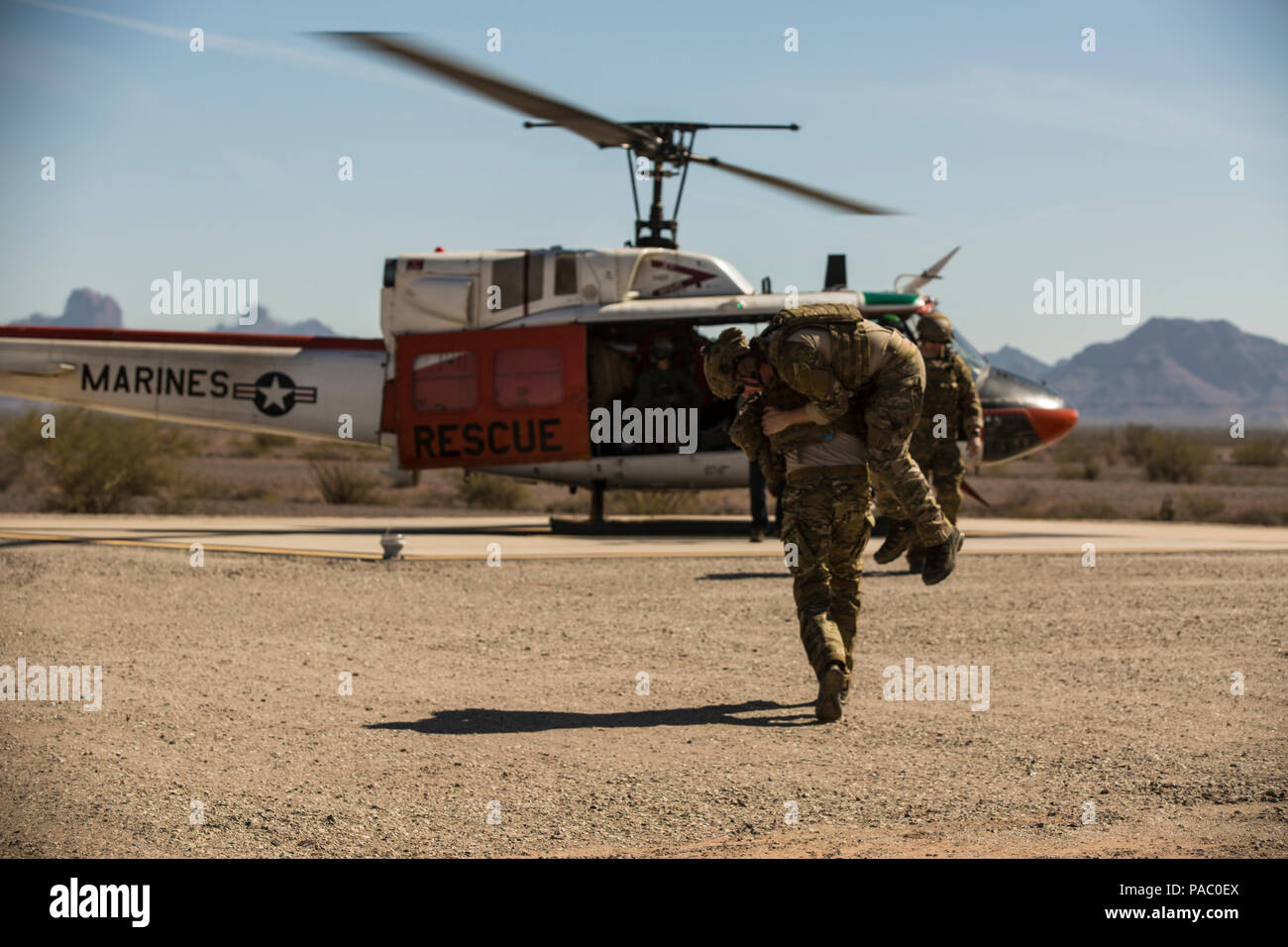 Helicopter medevac control station hi-res stock photography and images ...