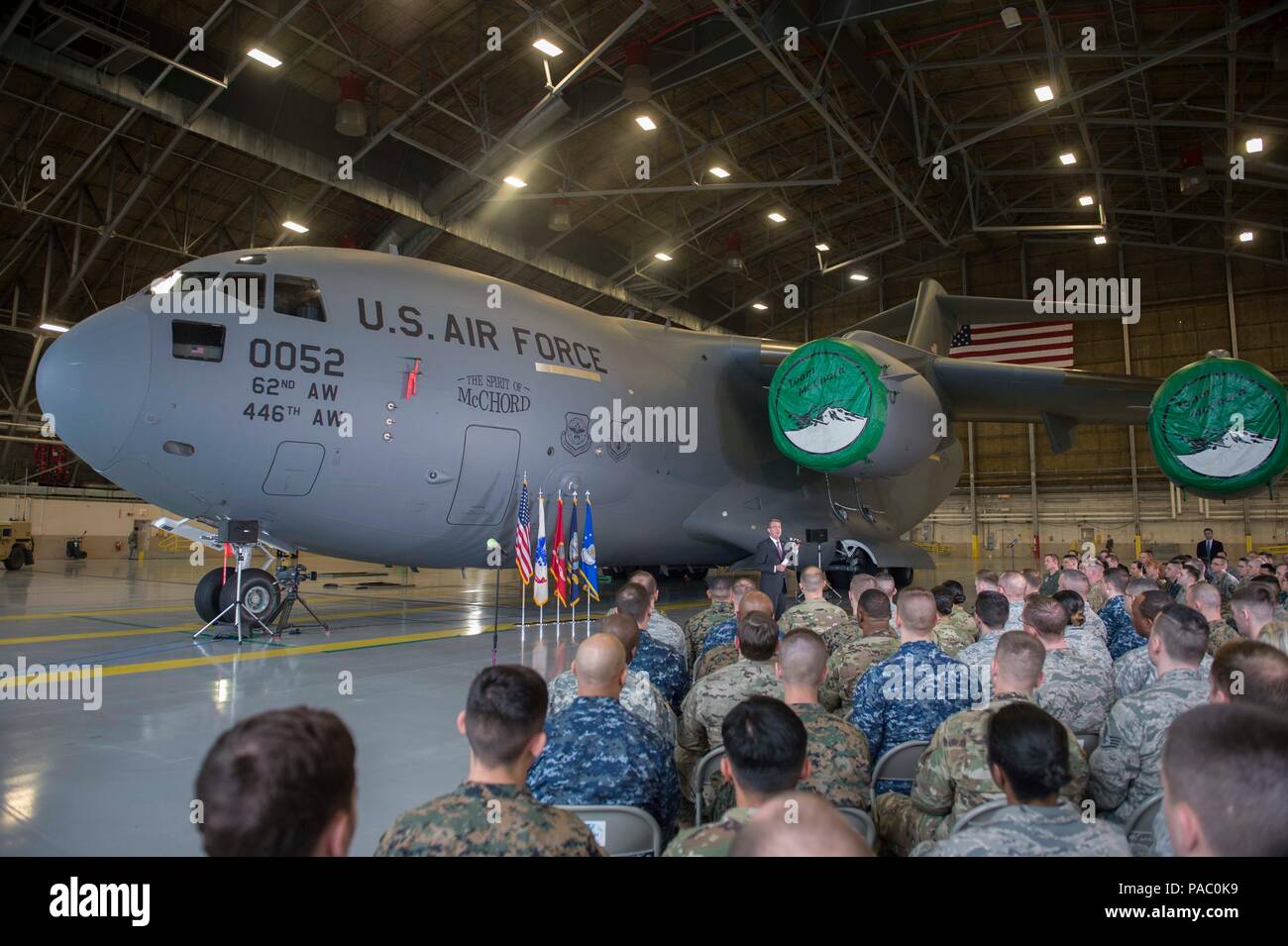 JOINT BASE LEWIS-McCHORD, Washington (March 4, 2016) Secretary of ...