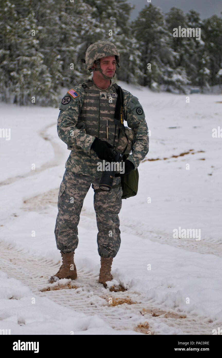 Sgt. Christopher Bigelow; a public affairs noncommissioned officer ...