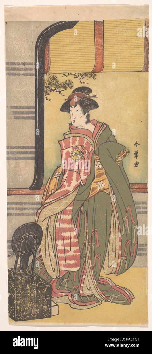 The Actor Segawa Kikunojo 3rd in a Female Role. Artist: Katsukawa ...