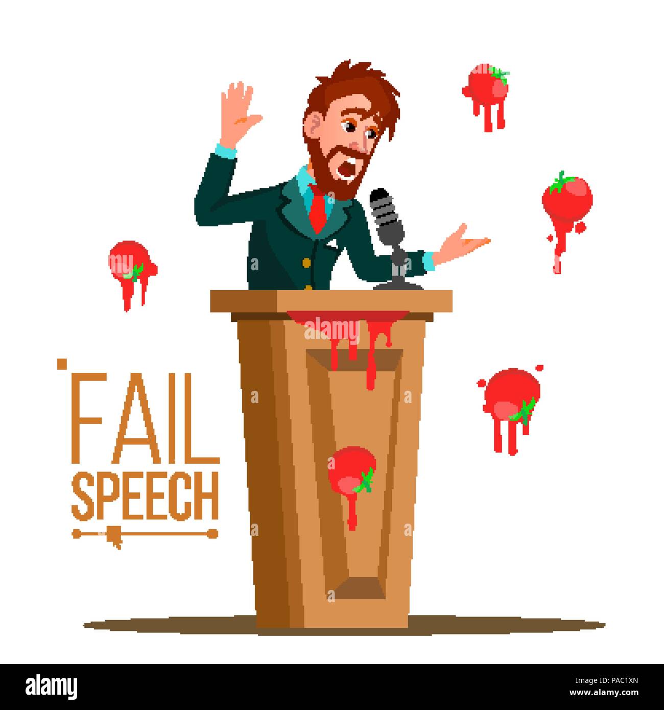 Unsuccessful executive Stock Vector Images - Alamy