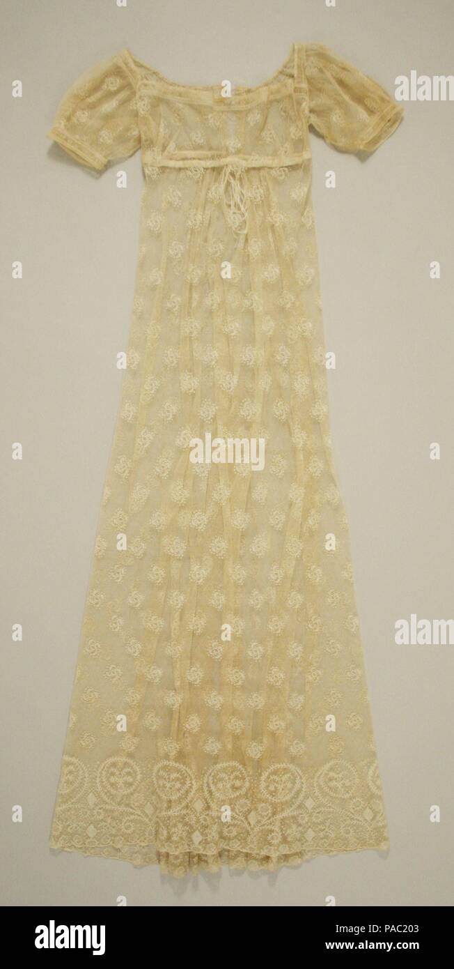 Dress. Culture: French. Date: 1805-10. Museum: Metropolitan Museum of ...