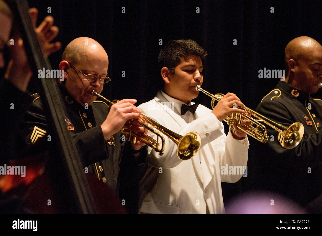 Higley High School student, David Alvarez, plays a Perspectives ...
