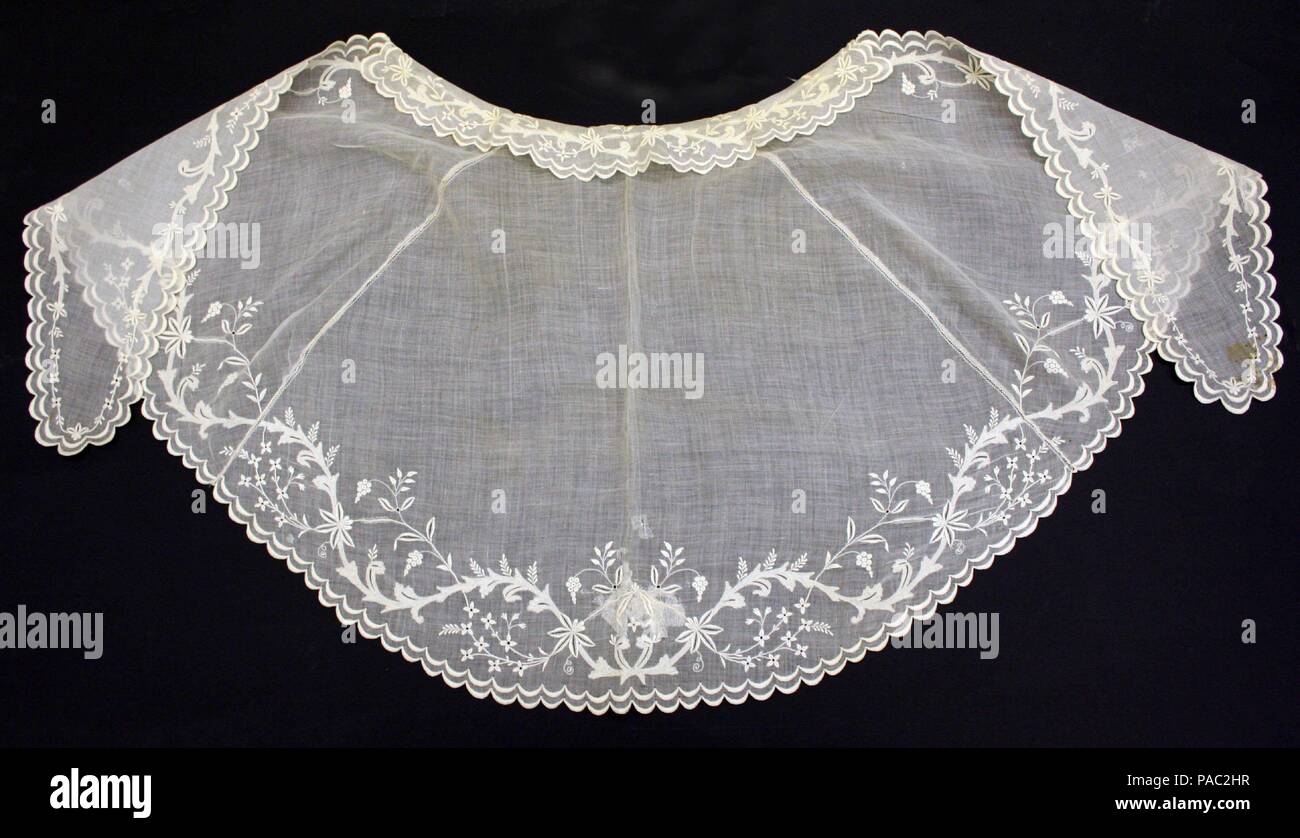 Fichu. Culture: American. Date: ca. 1835. Museum: Metropolitan Museum ...