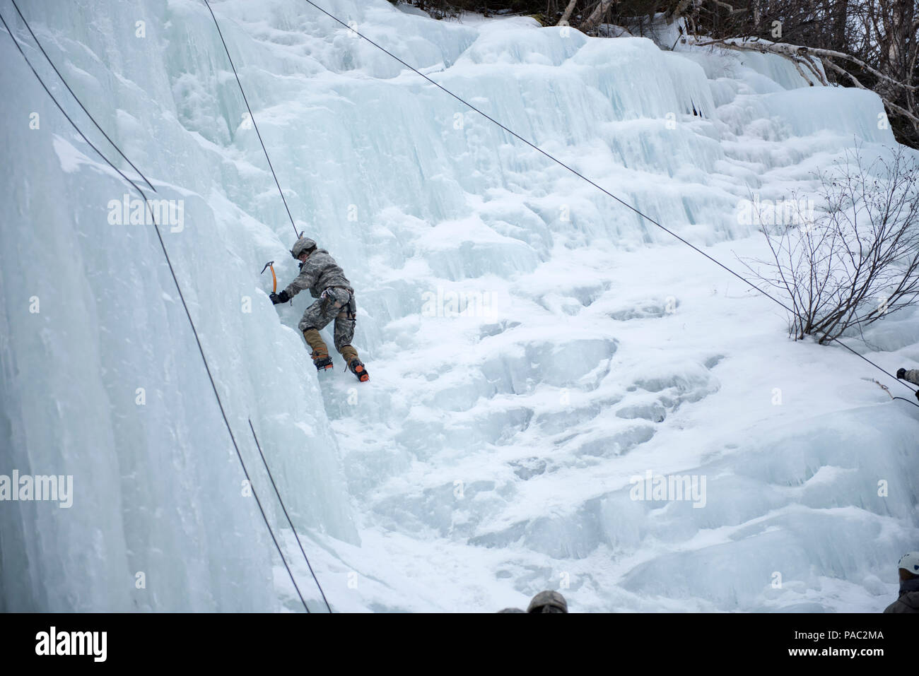 A U.S. Army Soldier with Alpha Company, 3rd Battalion, 172nd Infantry ...