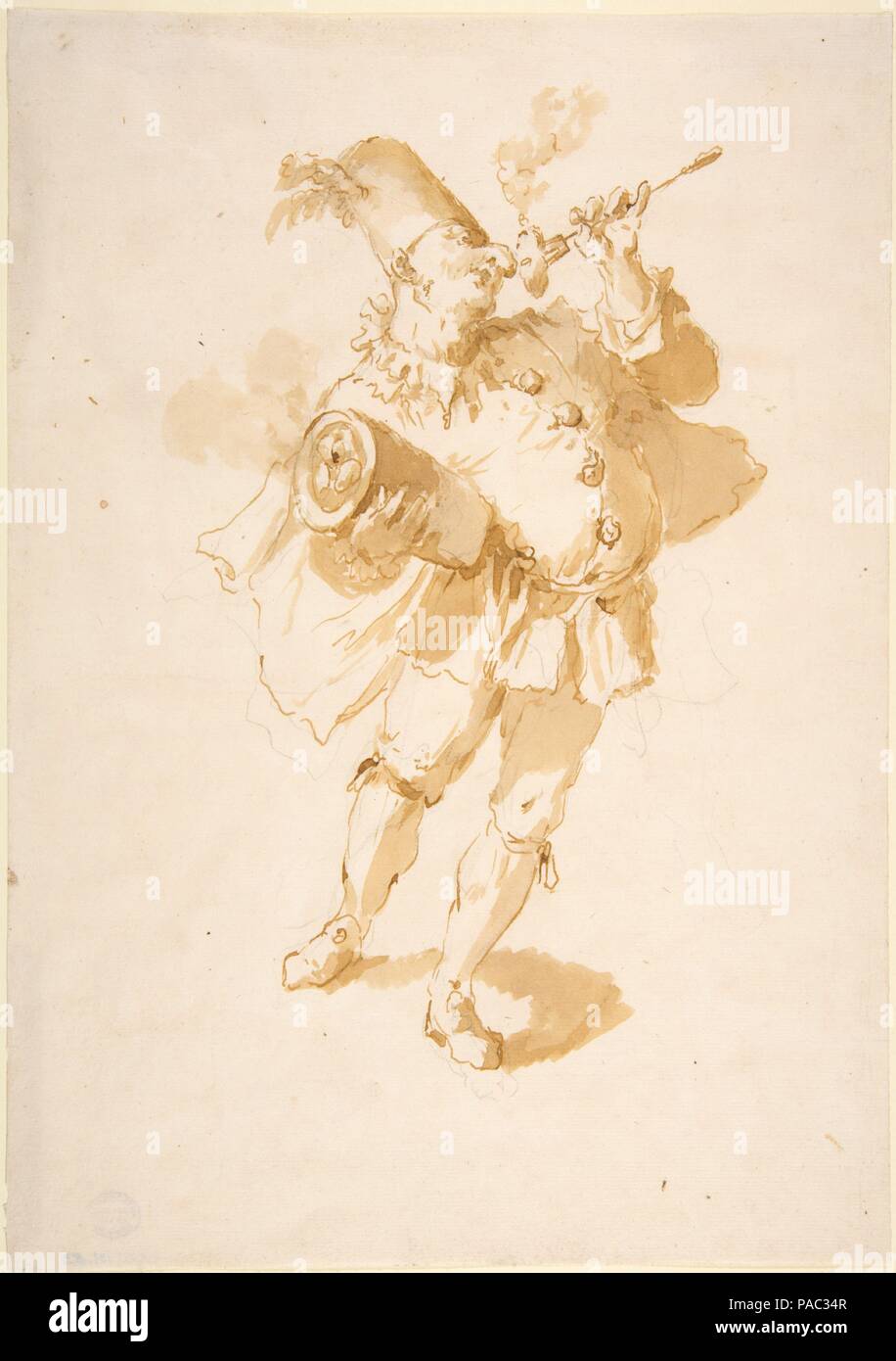 Punchinello with Dumpling or Fritter. Artist: Circle of Giovanni ...