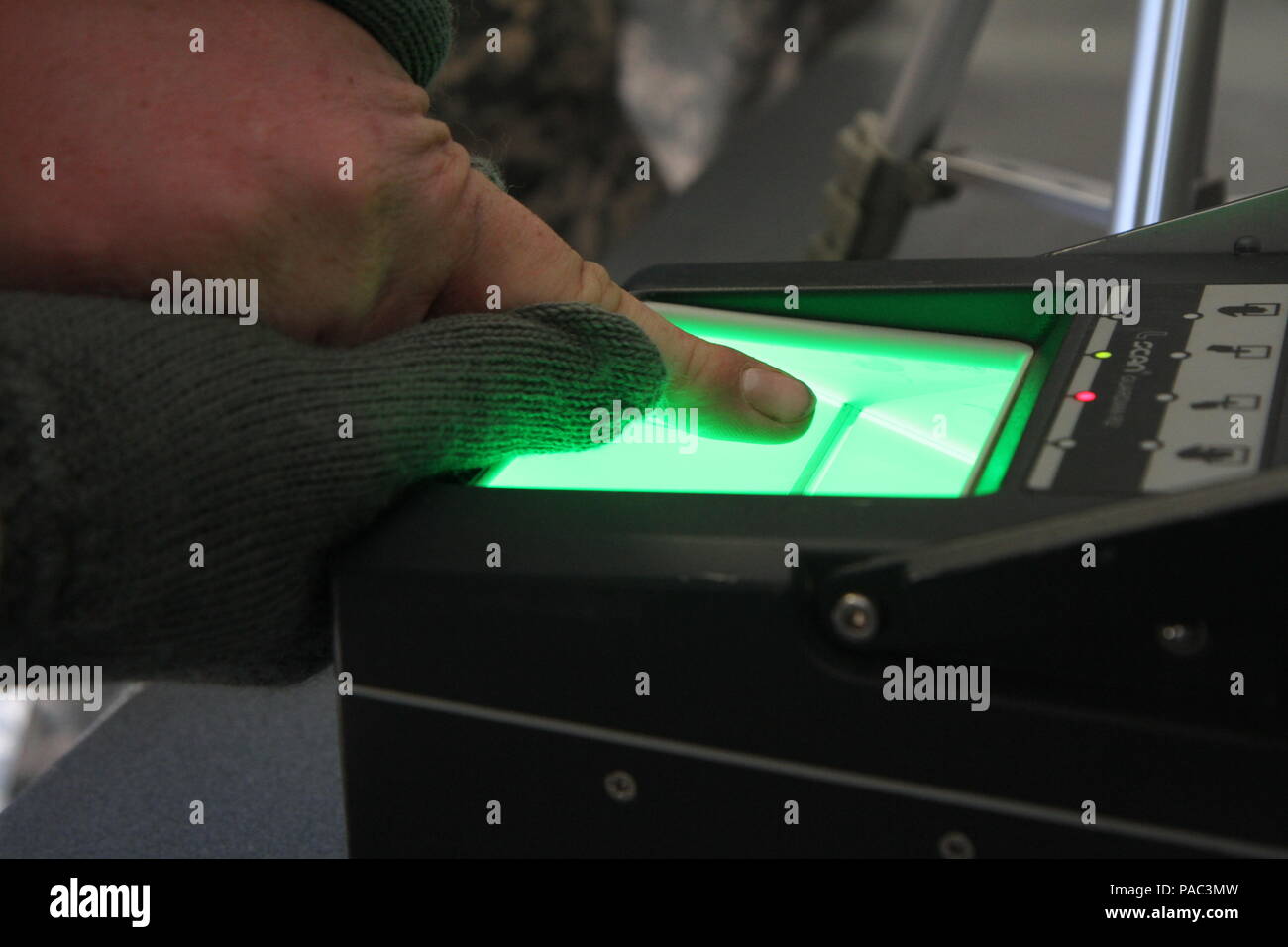 U.S. Army Soldiers of the 96th Military Police Battalion (MP BN) scan ...