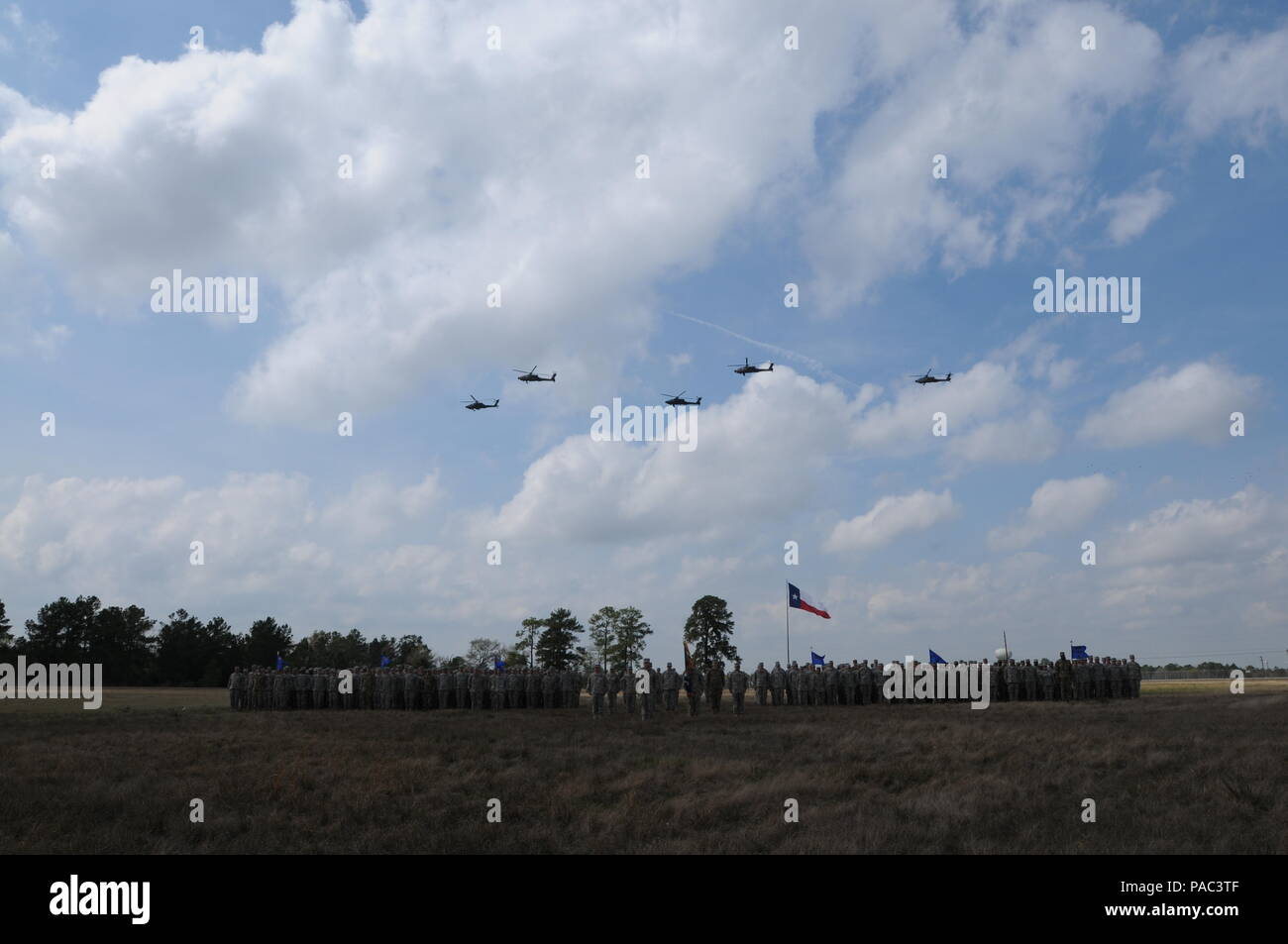 Soldiers from, 1-158th Assault Reconnaissance Battalion (ARB), stand in ...