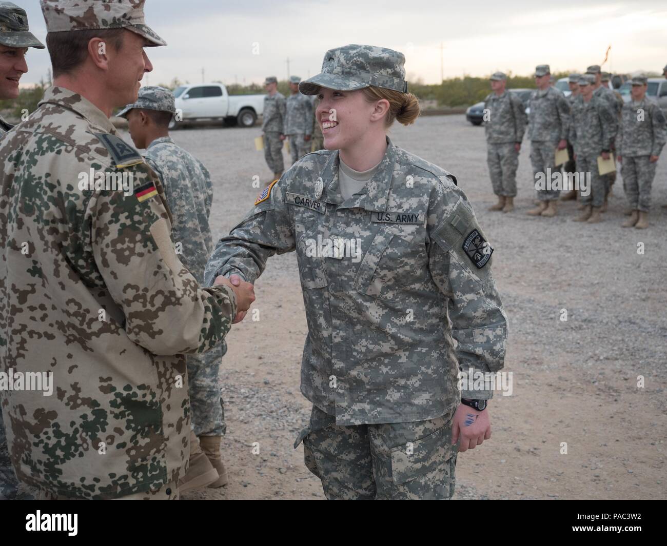 German Sgt. Maj. Matthias Wendorff, a liaison noncommissioned officer ...