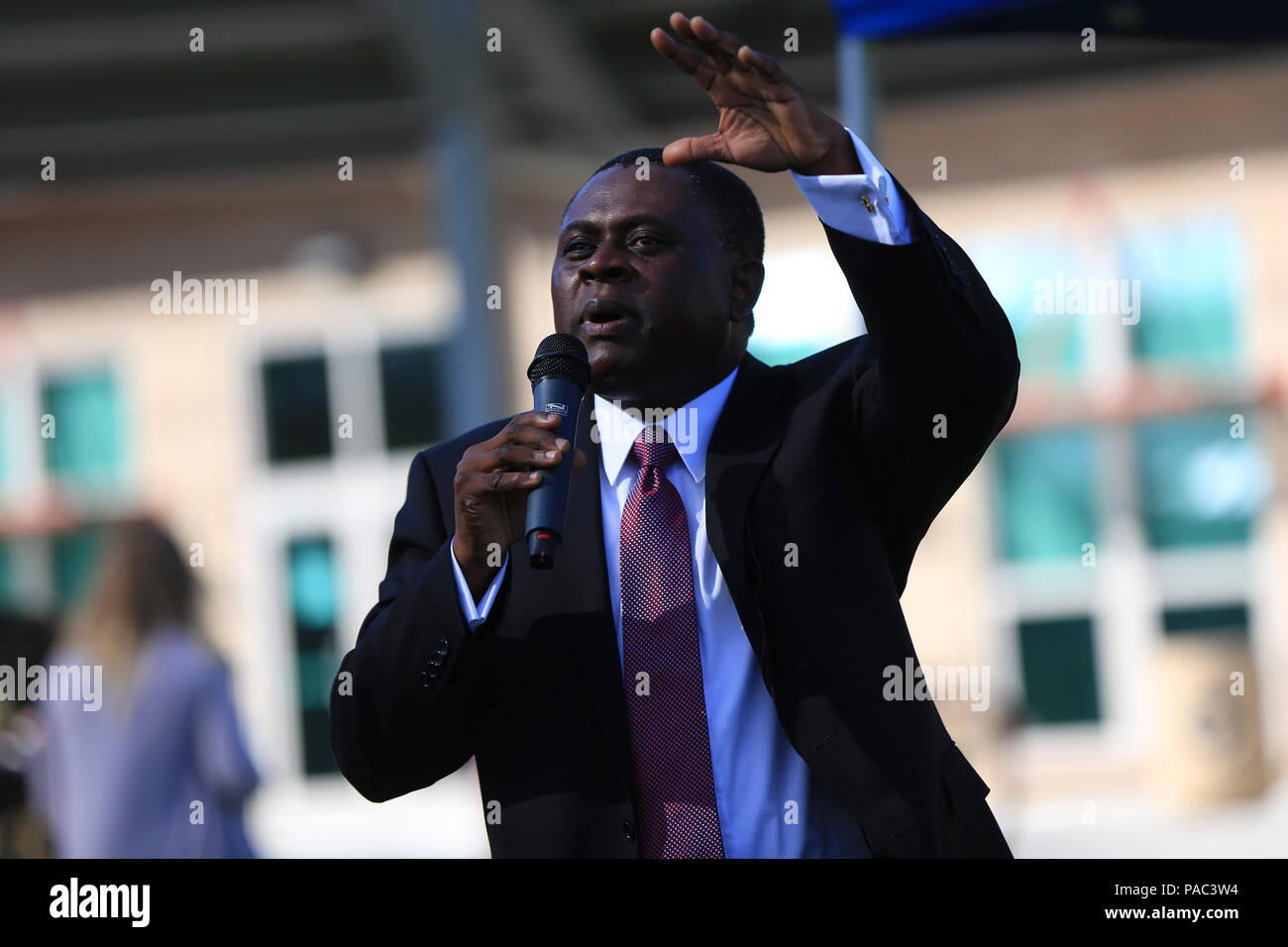 Dr. Bennet Omalu, a neuropathologist known for his work with chronic ...