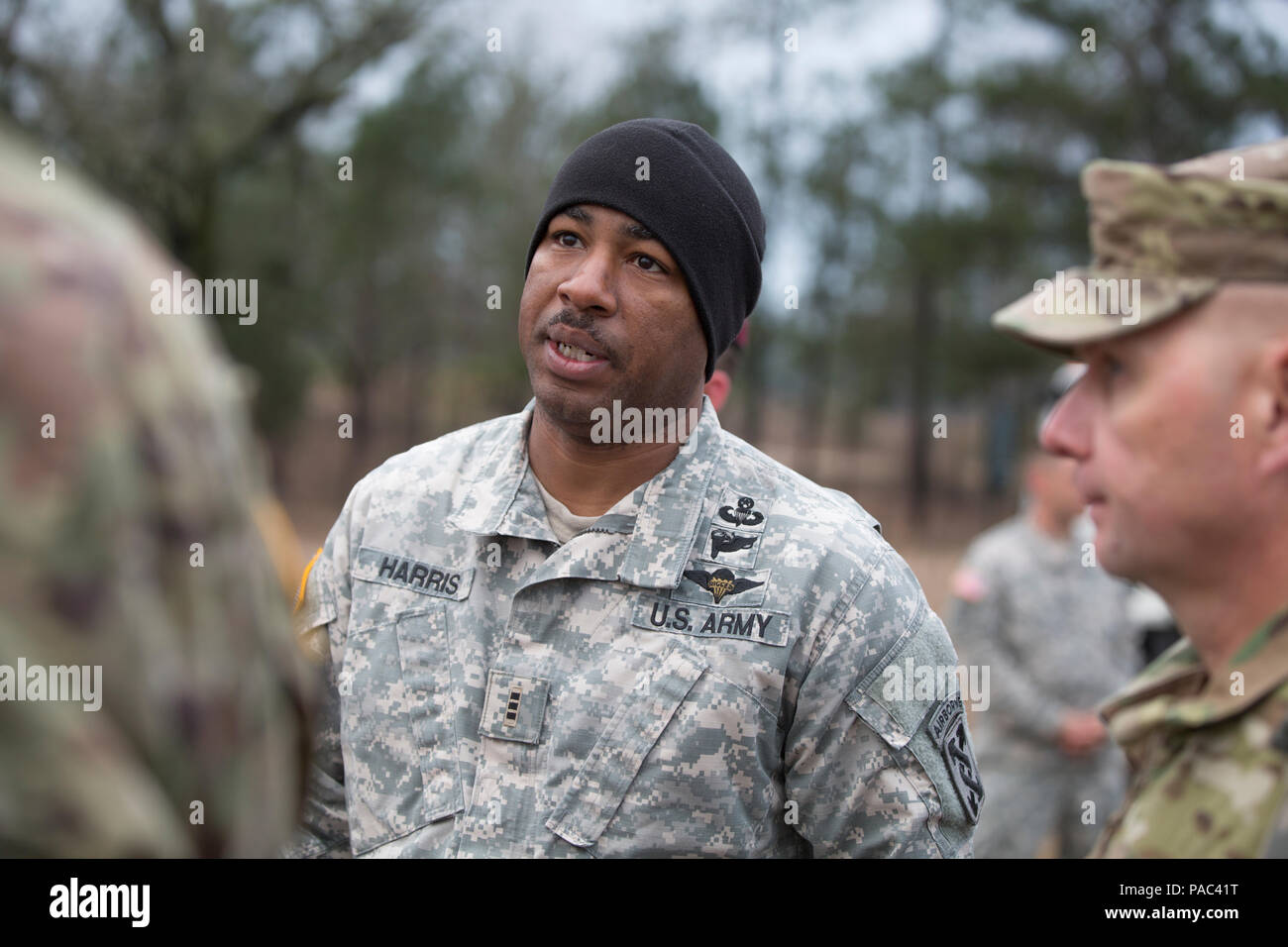 U.S. Army paratroopers prepare for airborne operations in support of ...