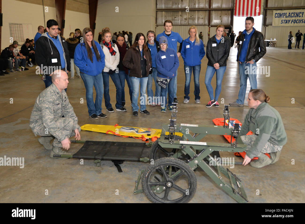 U.S. Air Force Officers and Airmen from the 181st Intelligence Wing ...
