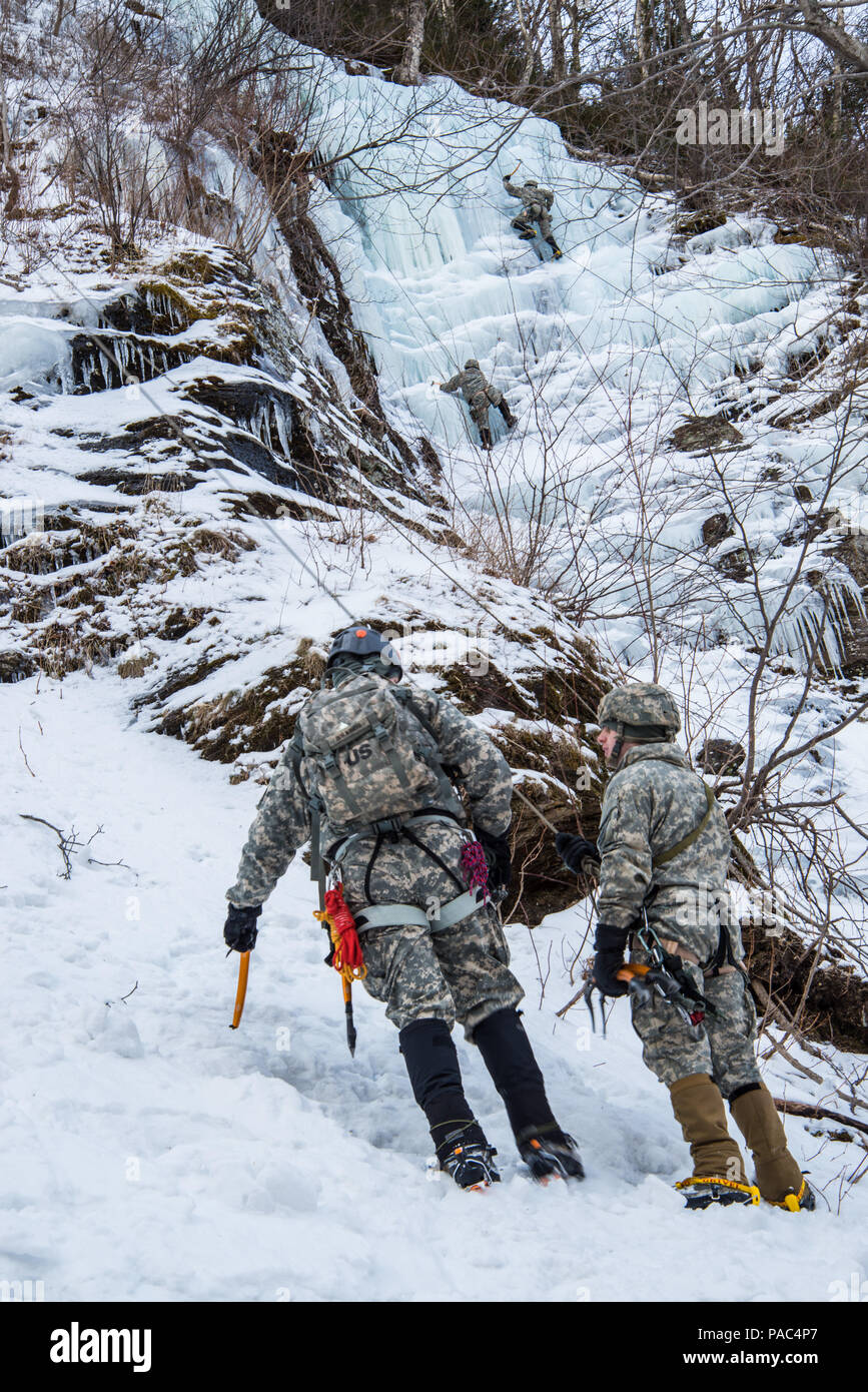 U.S. Soldiers with Alpha Company, 3rd Battalion, 172nd Infantry ...