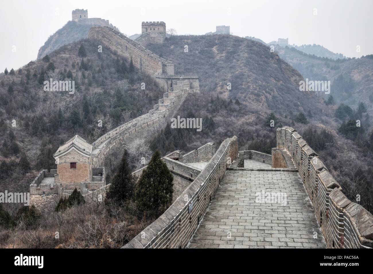 The Chinese Great Wall section near Beijing Stock Photo - Alamy