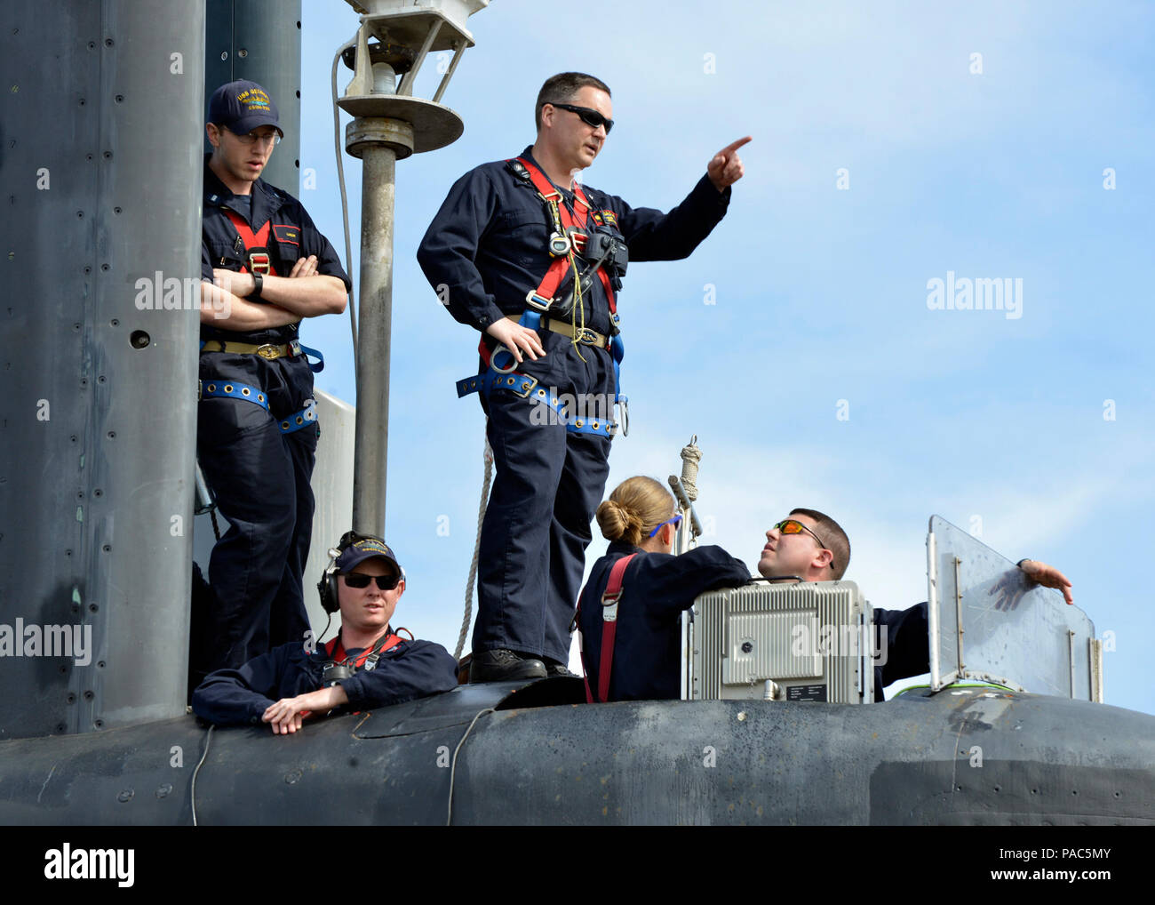 Ohio class guided missile submarine uss georgia ssgn 729 hi-res stock ...