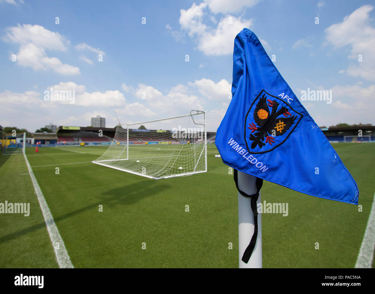 A general view of The Cherry Red Records Stadium before kick off during ...