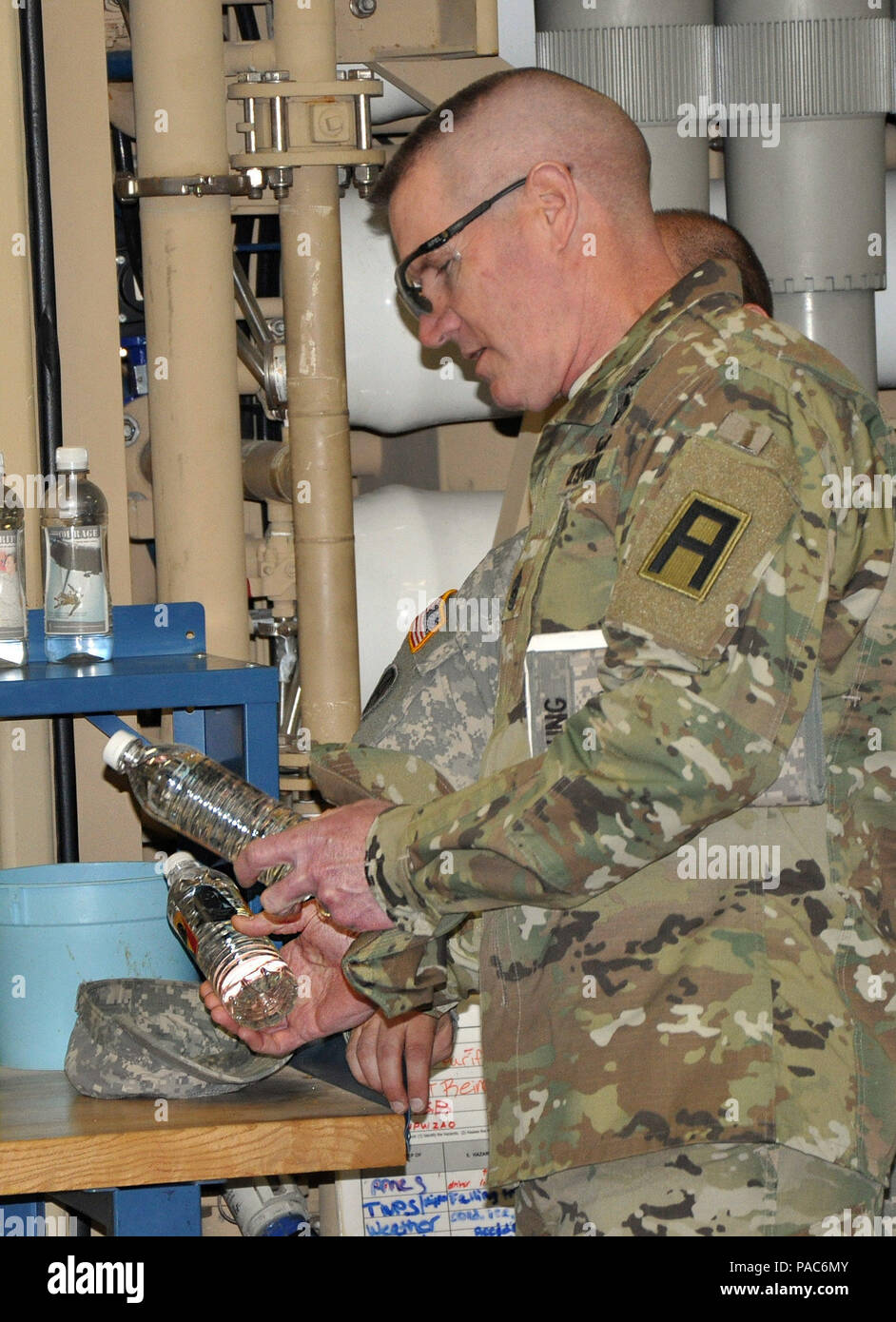 Command Sgt. Maj. Sam K. Young, the First Army command sergeant major ...