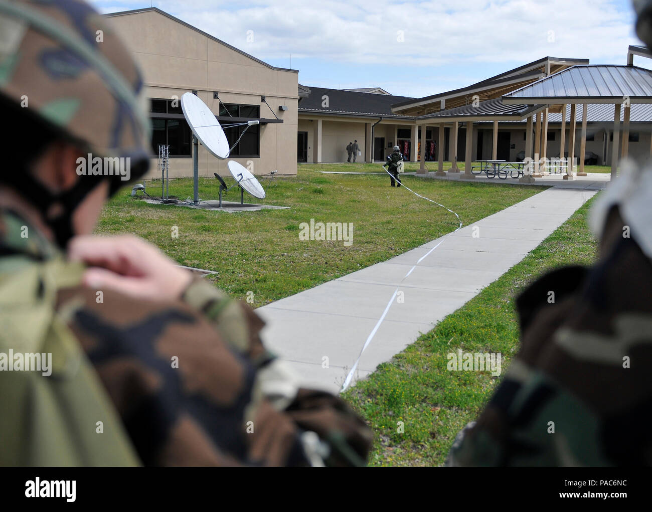 Lt. Col. Teresa Frank, Tech. Sgt. Daniel Clemons and Airman Adrian ...