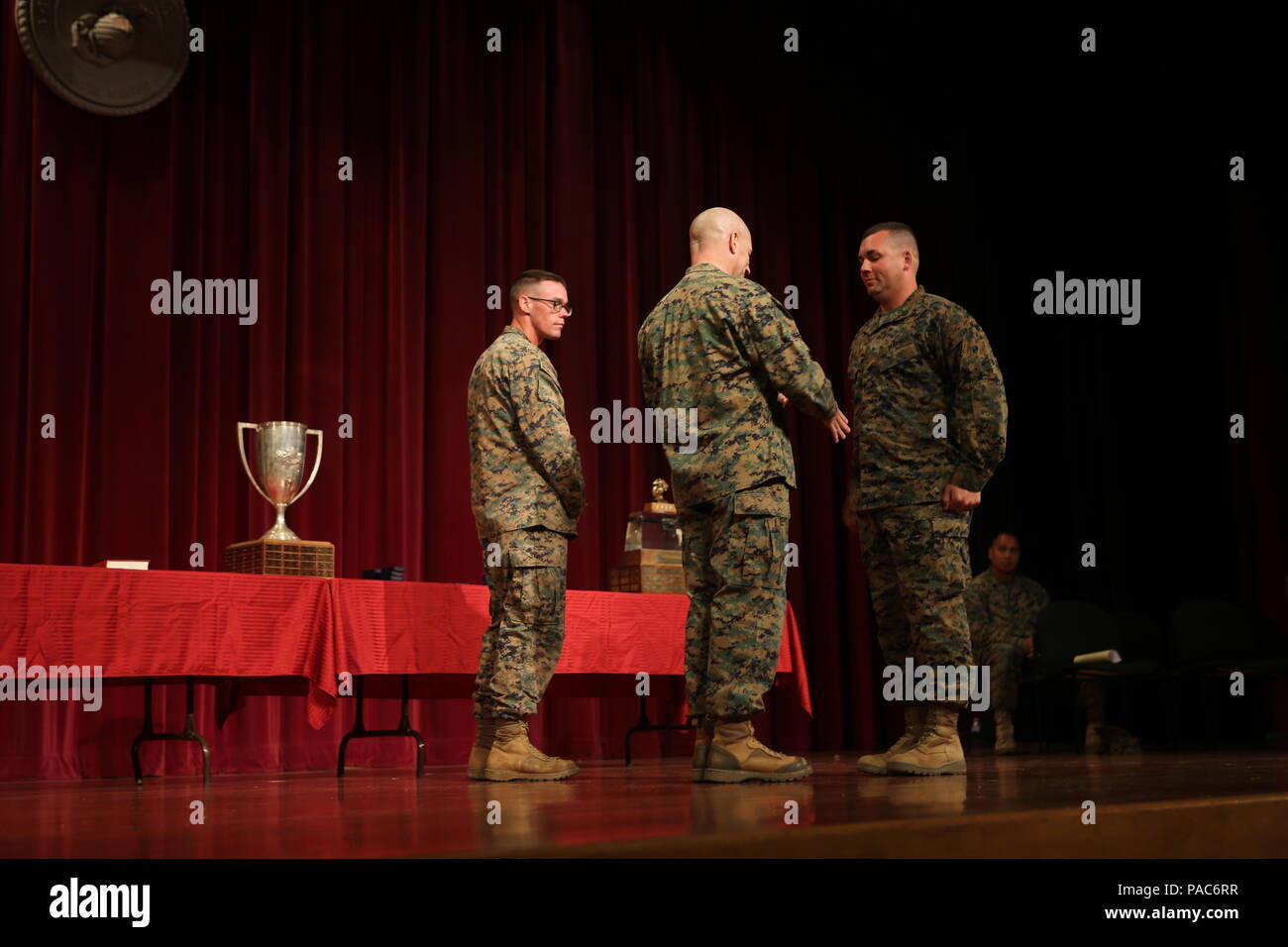 Colonel Darric Knight presents Staff Sgt. Justin Santiago with 2nd ...