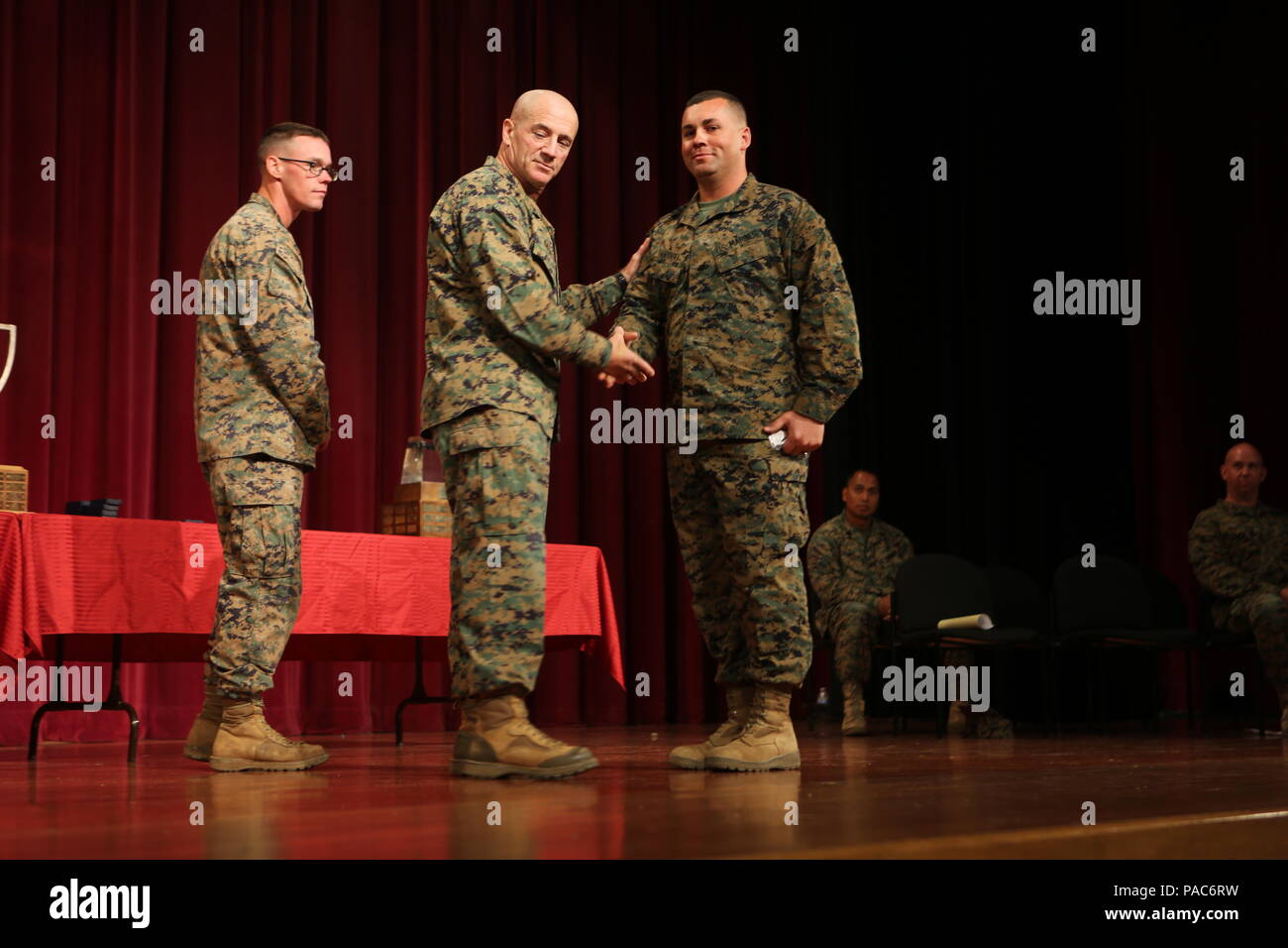 Colonel Darric Knight presents Staff Sgt. Justin Santiago with 2nd ...