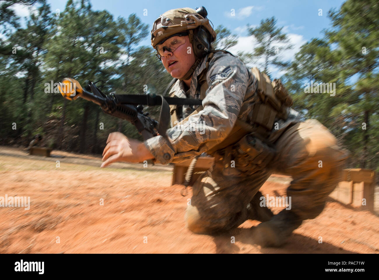 U.S. Air Force Senior Airman Megan Mallory, 1st Combat Camera combat ...