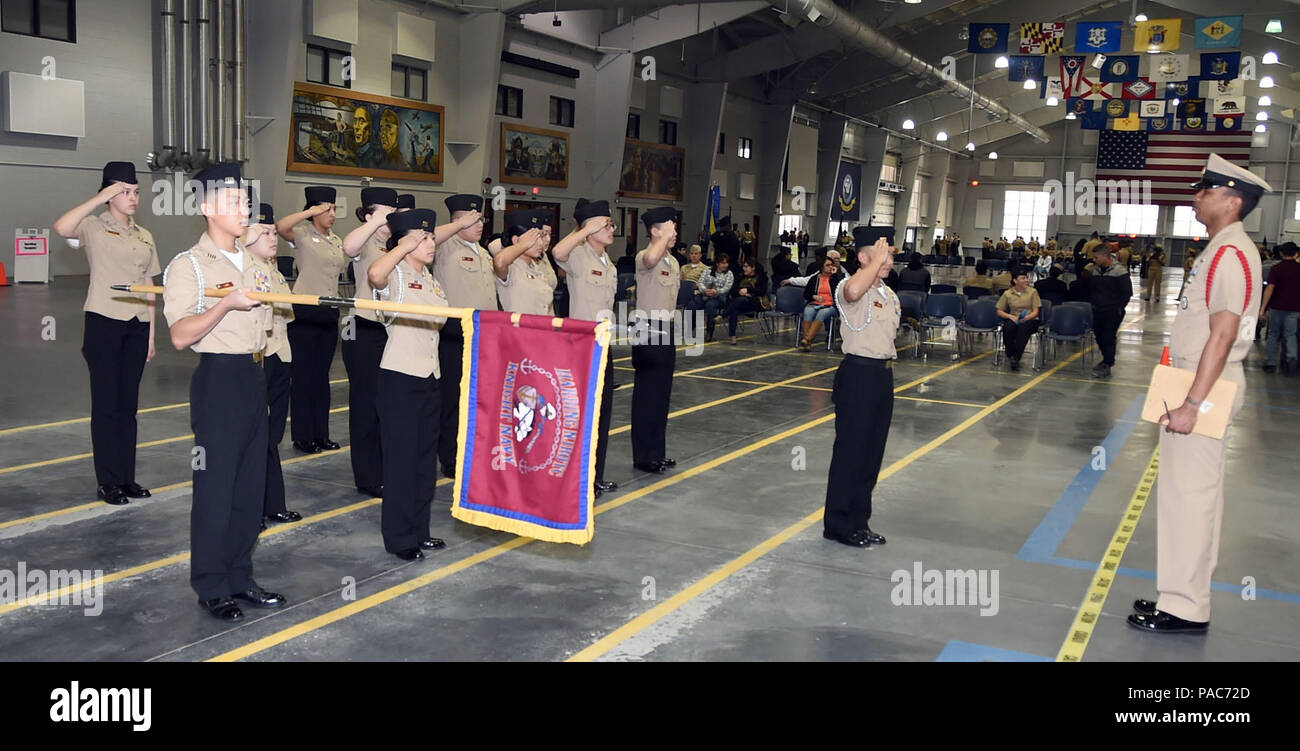 Harding high school navy junior reserve officers training corps hi-res ...