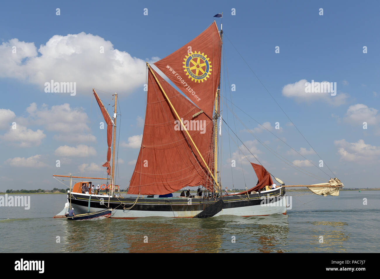 The 2018 Thames Barge race run by the association of Bargeman. The race ...