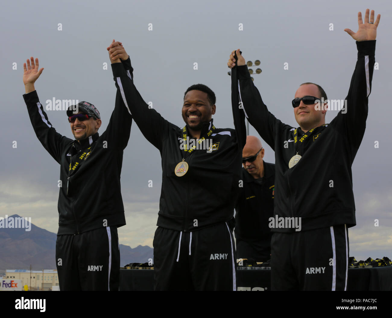 U.S. Army veteran Jorge Avalos (left), San Antonio, Texas, Spc. David ...