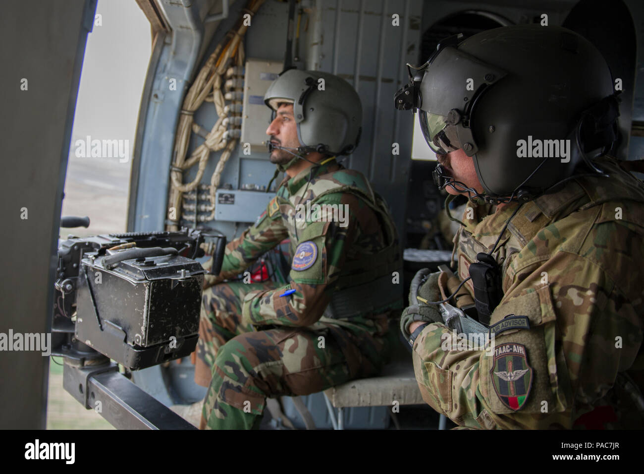 Master Sgt. Justin Kay, Train Advise Assist Command - Air Mi-17 flight ...