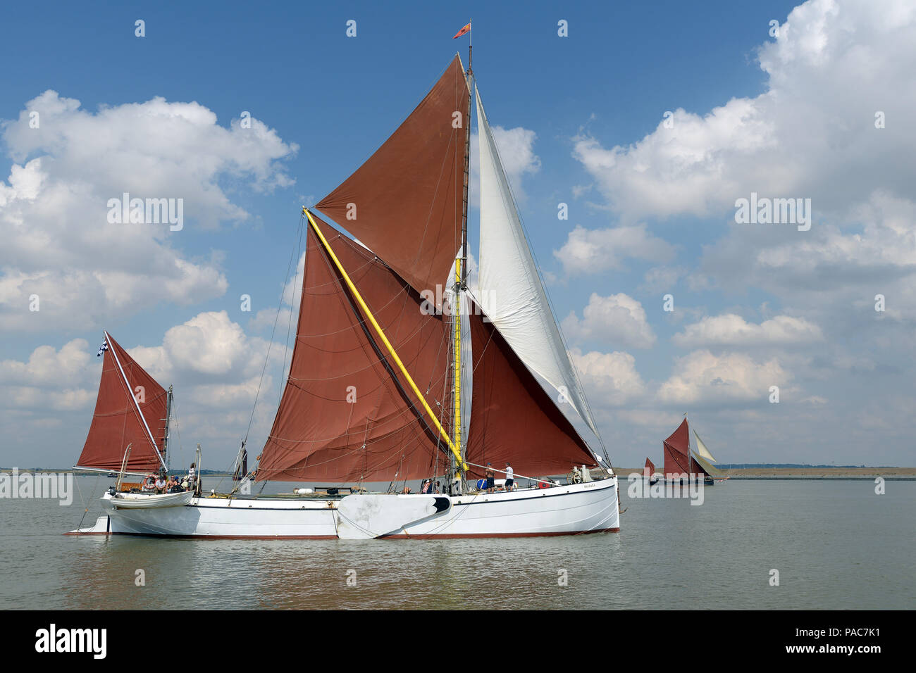 The 2018 Thames Barge race run by the association of Bargeman. The race ...