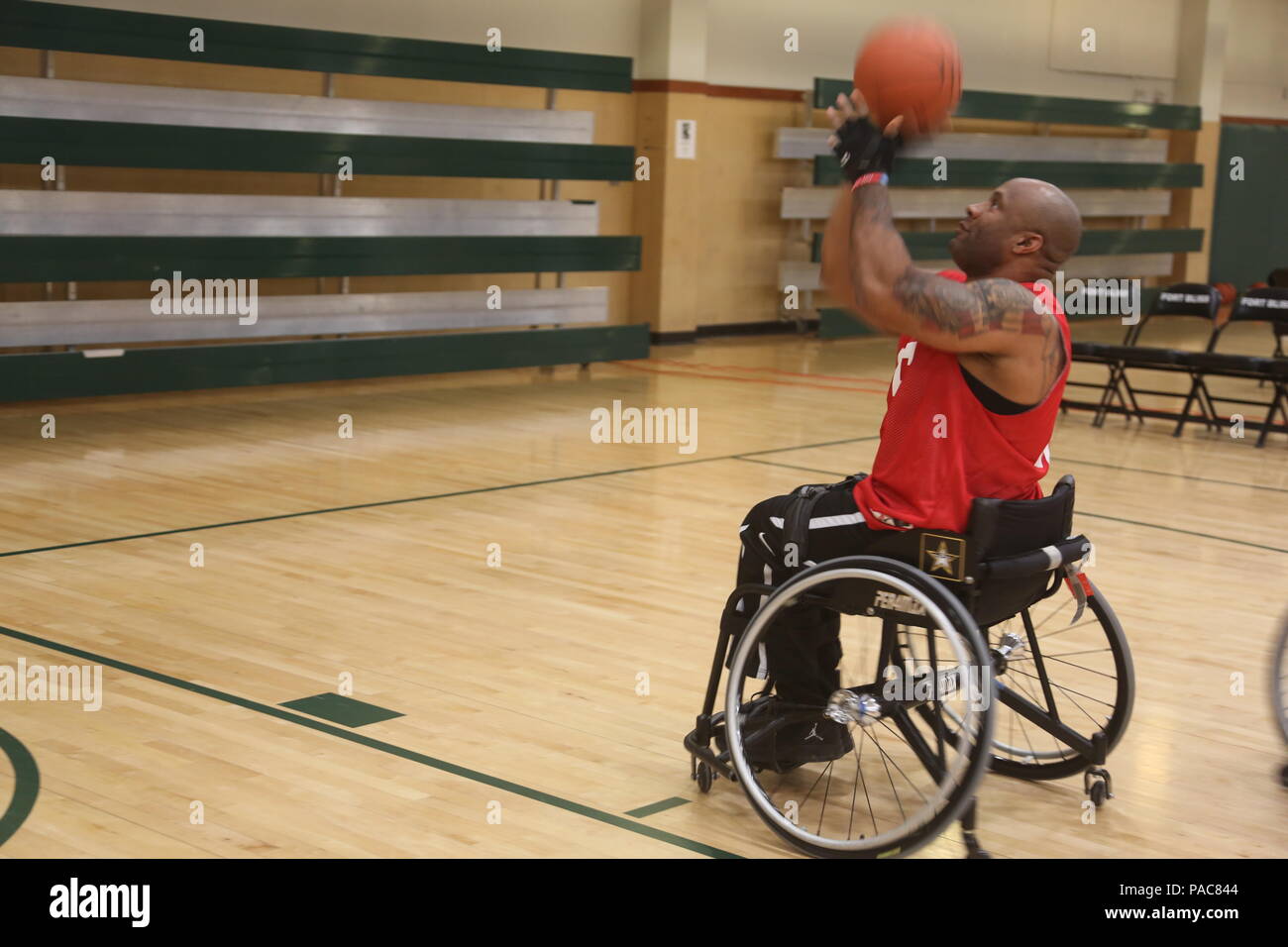 U.S. Army Maj. Pierre Larkin, Warrior Transition Battalion, Fort ...