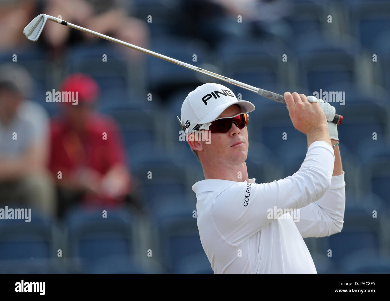 South Africa's Brandon Stone tees off the 3rd during day three of The ...