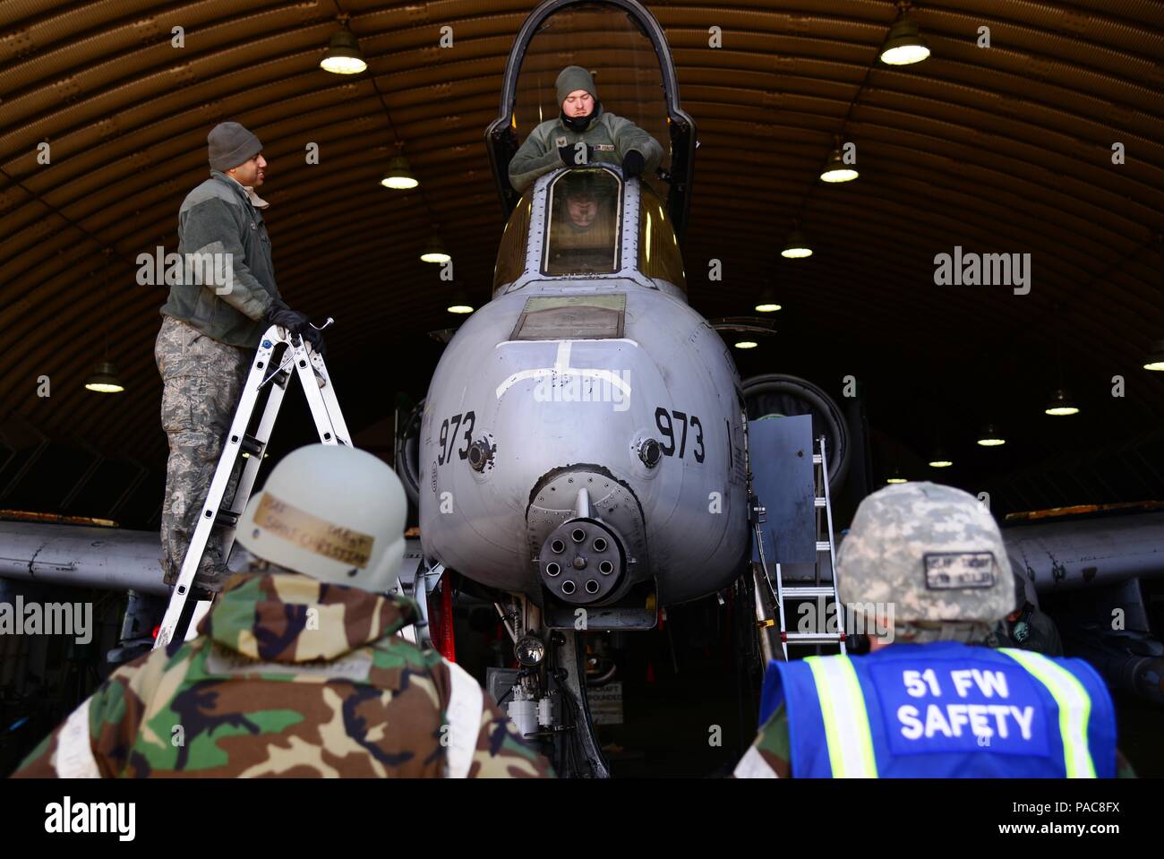 From left, Master Sgt. Shane Christian, 51st Fighter Wing occupational ...